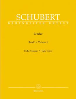 Lieder Band 1 de Franz Schubert » Partitions pour chant (voix élevées)