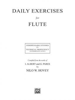 Daily Exercises for Flute » Partitions pour flûte