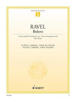 Boléro de Maurice Ravel » Partitions pour flûte
