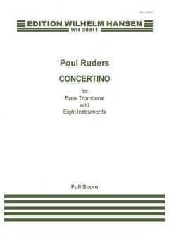 Concertino For Bass Trombone And Eight Instruments (Poul Ruders ...