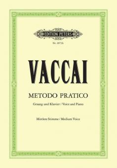 Practical Method de Nicola Vaccai » Partitions pour chant (voix moyenne)