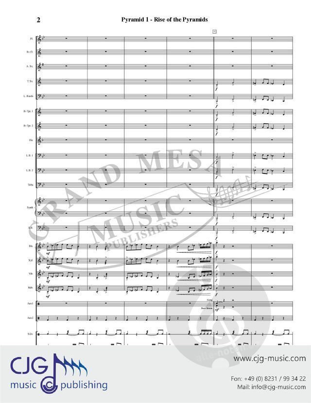 Egyptian Dance de Jeremy Doss » partitions-musicales.net