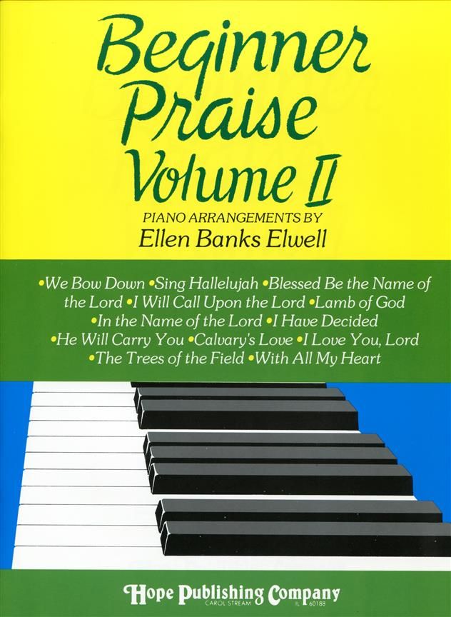 Beginner Praise II de Ellen Elwell » Partitions pour piano