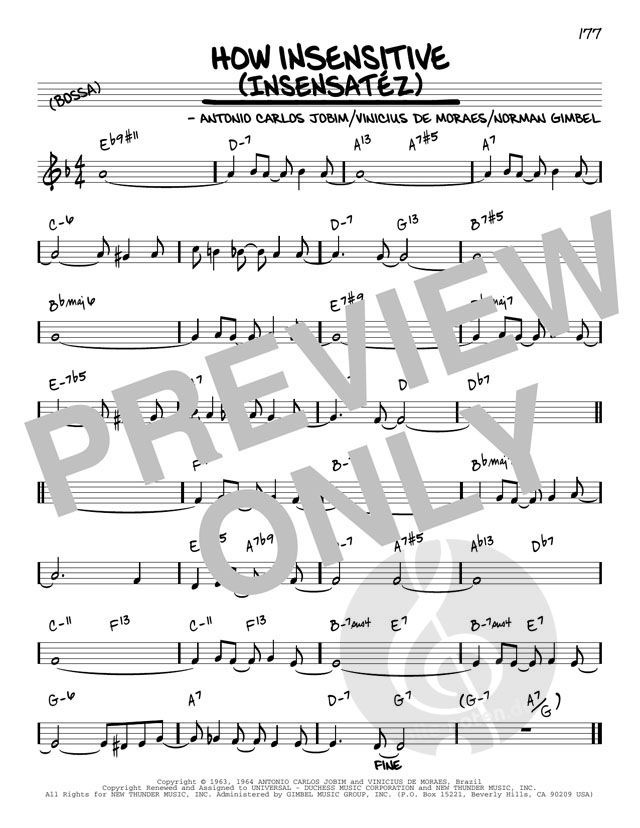 How Insensitive [Reharmonized version] de Astrud Gilberto (Download ...