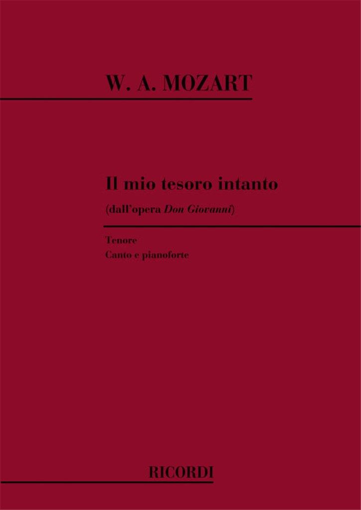 Il Mio Tesoro Intanto Tenor Piano Italian From Don Giovanni Act 2 de ...