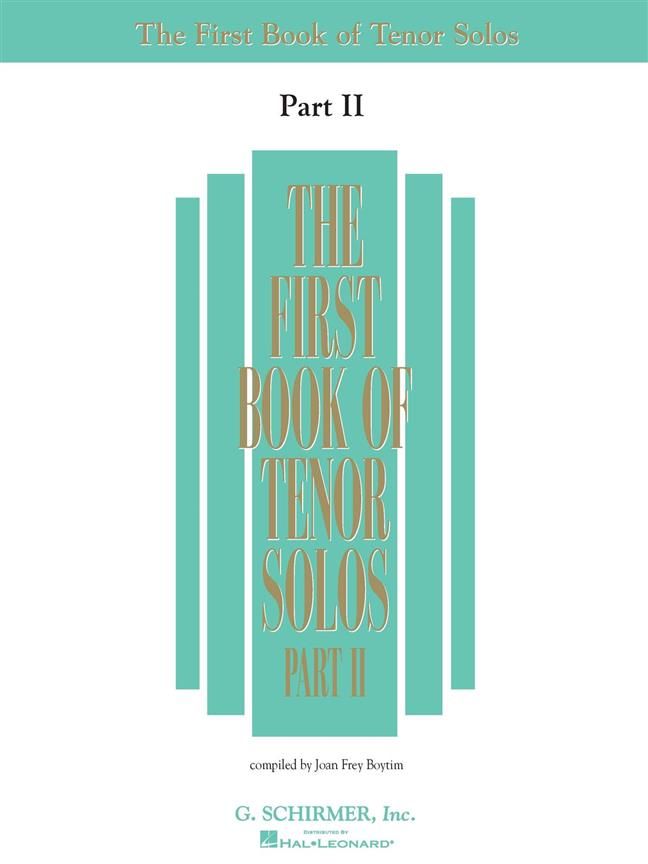 The First Book Of Tenor Solos Part 2 » Partitions pour chant (voix élevées)