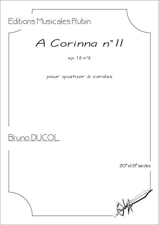 A Corinna No. II de Bruno Ducol » partitions-musicales.net