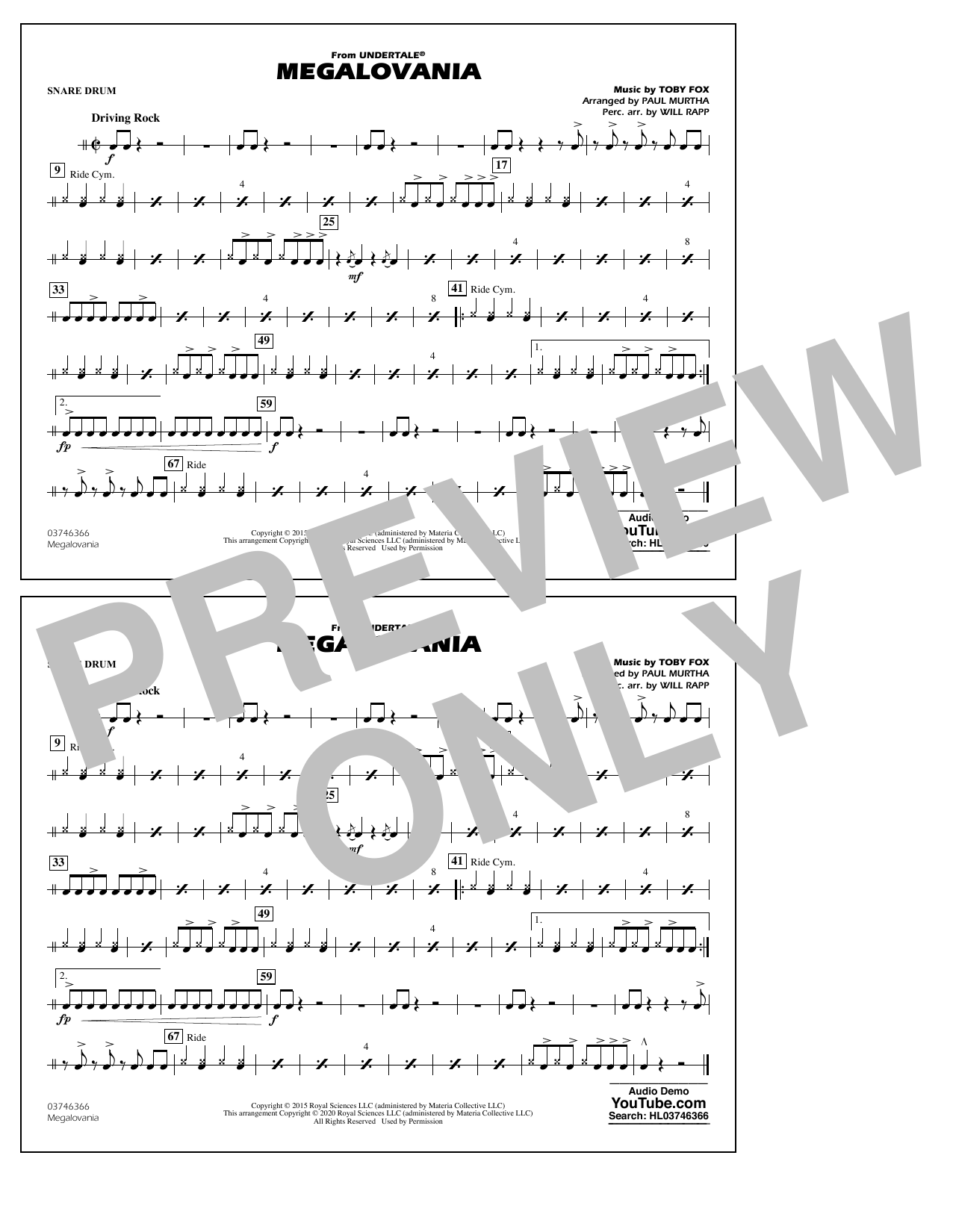 Megalovania de Toby Fox (Download) » partitions-musicales.net (Partie)