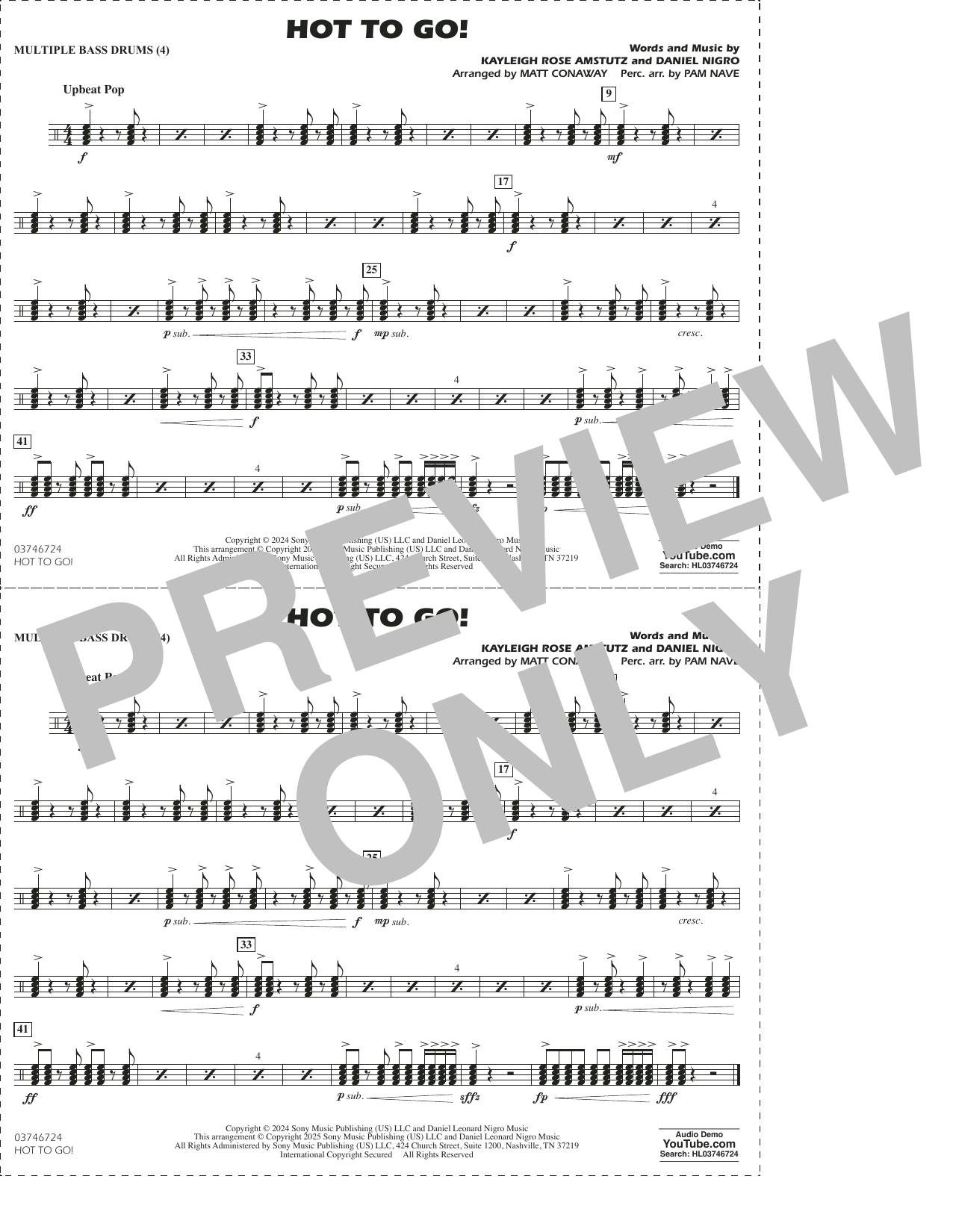 Hot To Go! de Chappell Roan (Download) » partitions-musicales.net (Partie)