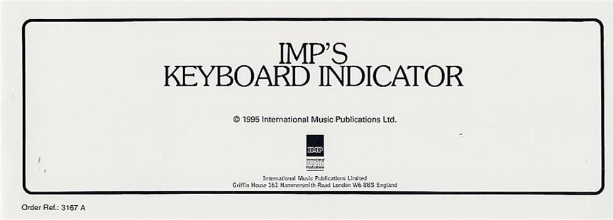 IMP's Keyboard Indicator » Partition pour piano