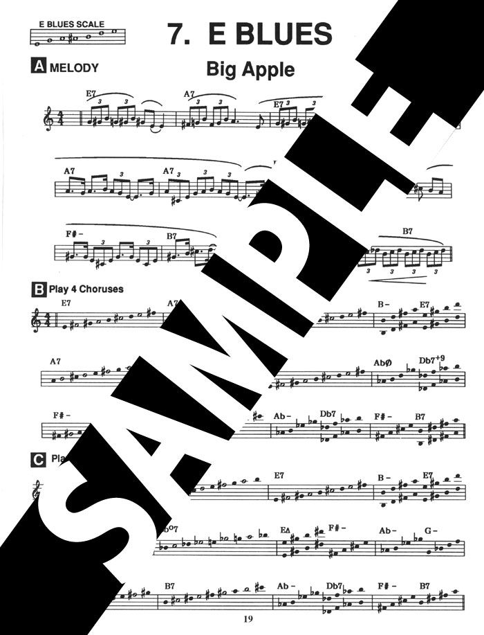 Aebersold Vol.42 Blues All Keys » Partitions avec backing-track