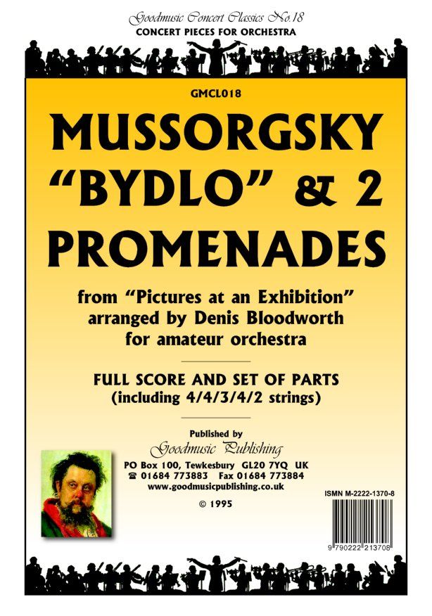 Bydlo & Two Promenades de Modest Petrowitsch Mussorgski » Partitions ...