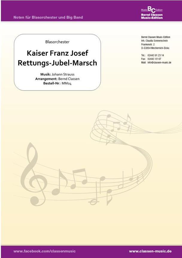 Kaiser Franz Josef I. (Johann Strauss (Sohn)) » Partitions pour ...
