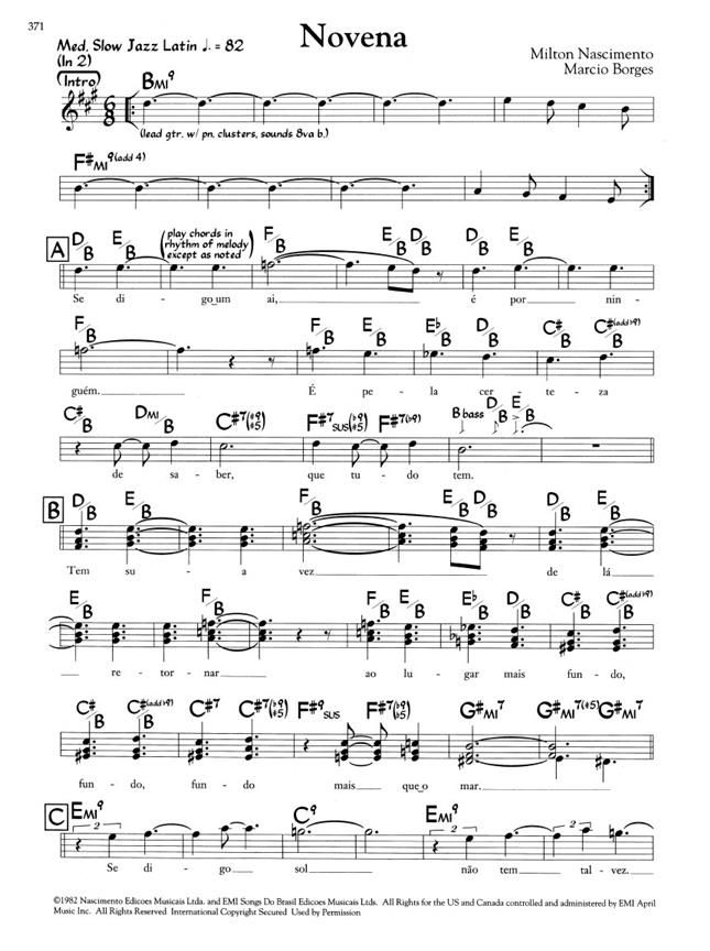 The Latin Real Book Eb » Livrets de chanson