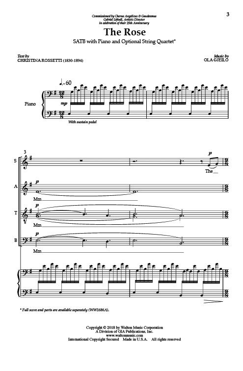 The Rose partitions » acheter partitions en ligne
